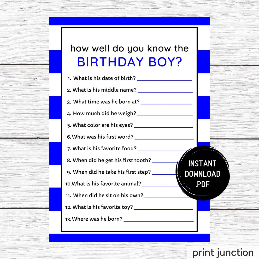 First Birthday Games, 1st Birthday Party Games, Who Knows Baby Best ...