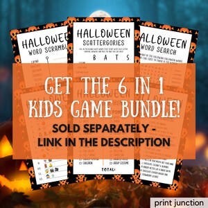 Halloween Candy Match Party Game, Halloween Games, Halloween Party ...