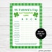 St Patricks Day Games, St Pattys Day Party Games, St Pats Game Pack ...