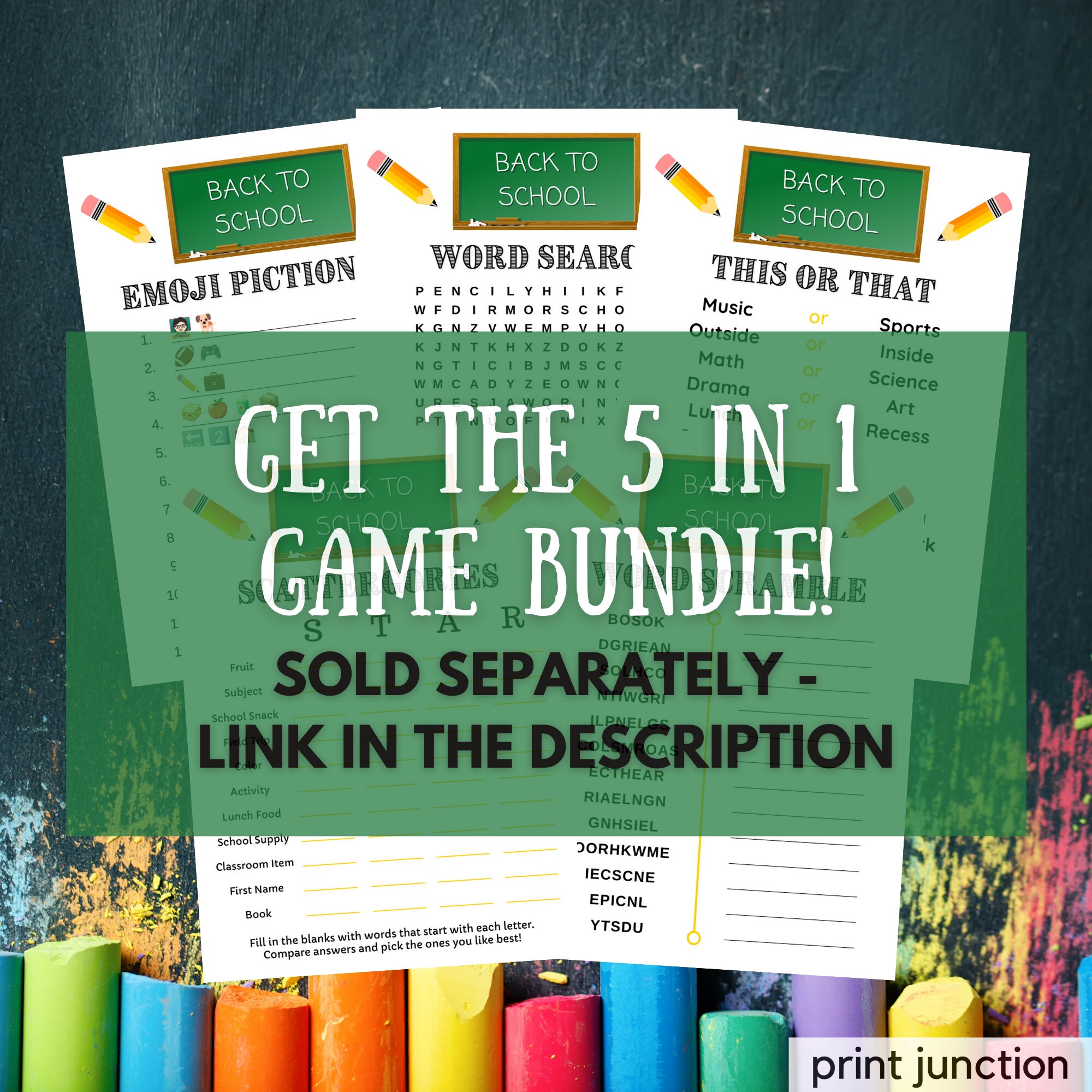 Back to School Game, Emoji Pictionary, First Day of School Activity ...