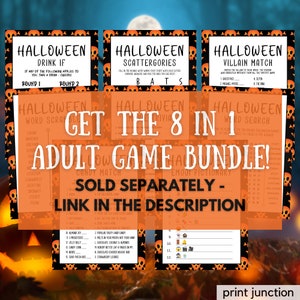 Halloween Candy Match Party Game, Halloween Games, Halloween Party ...