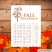 Fall Thanksgiving Games Bundle, Printable Family Activities, Fall Party ...