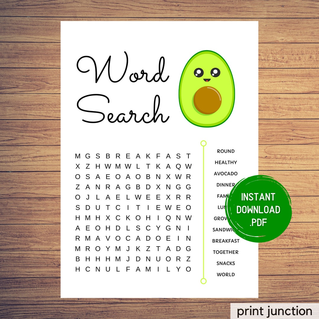 Kids Worksheet - Word Puzzle - Word Search - Kids Activities ...