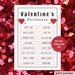 Valentines Day Pictionary Game, Fun Valentine's Day Printable Party ...