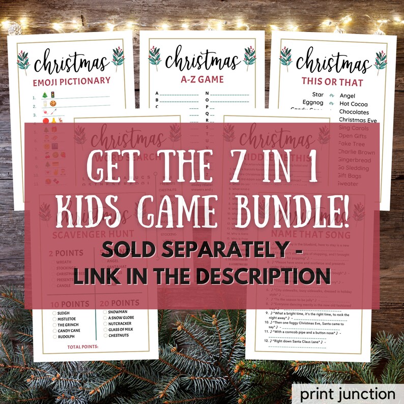 Christmas Riddles Game, Christmas Trivia Game, Christmas Games ...