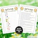 10 Spring Games Bundle, Printable Spring Games, Springtime Activities ...