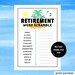 Retirement Party Games, Retirement Games, Virtual Retirement, Games for ...