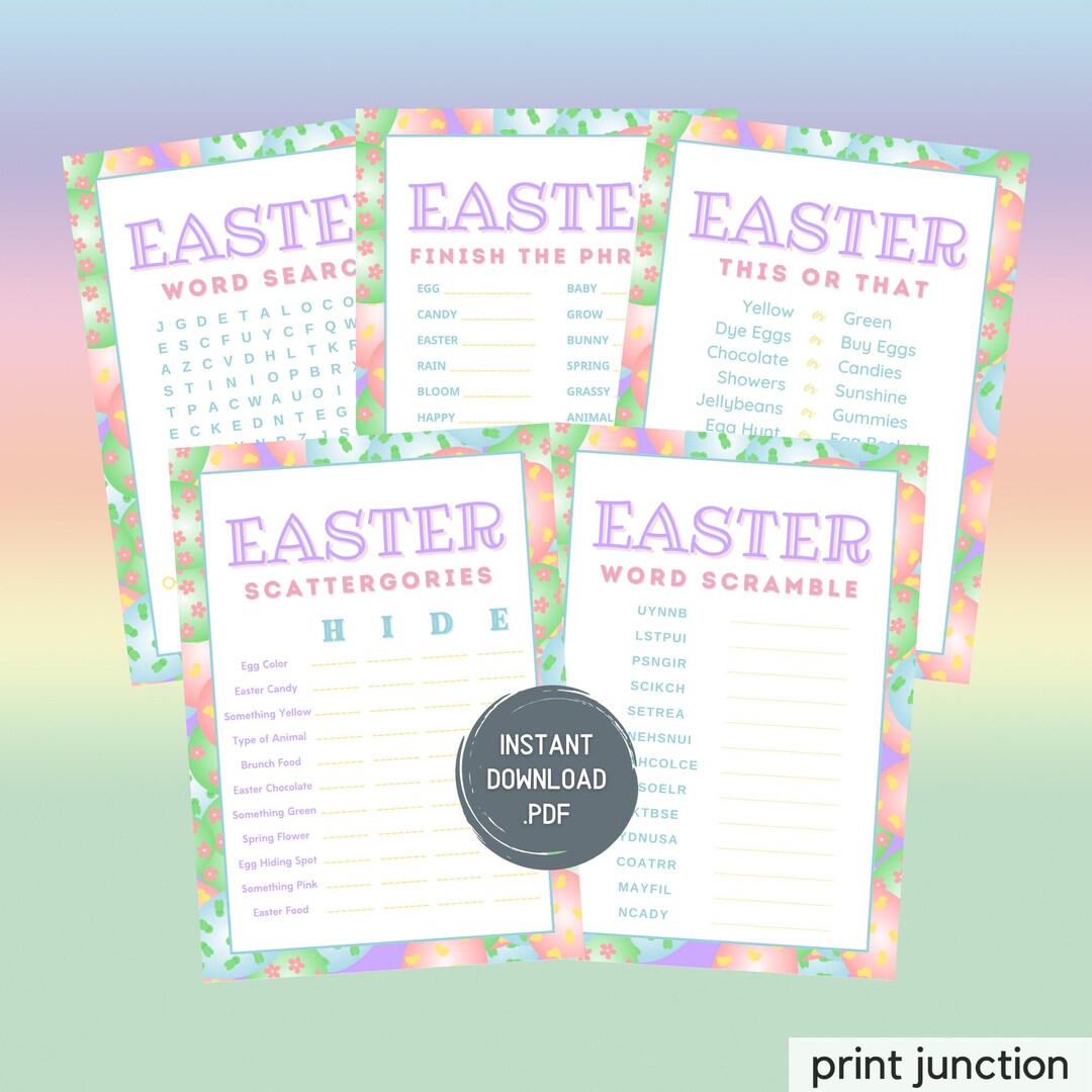 Easter Games, Virtual Easter Games, Easter Activities for Kids and ...