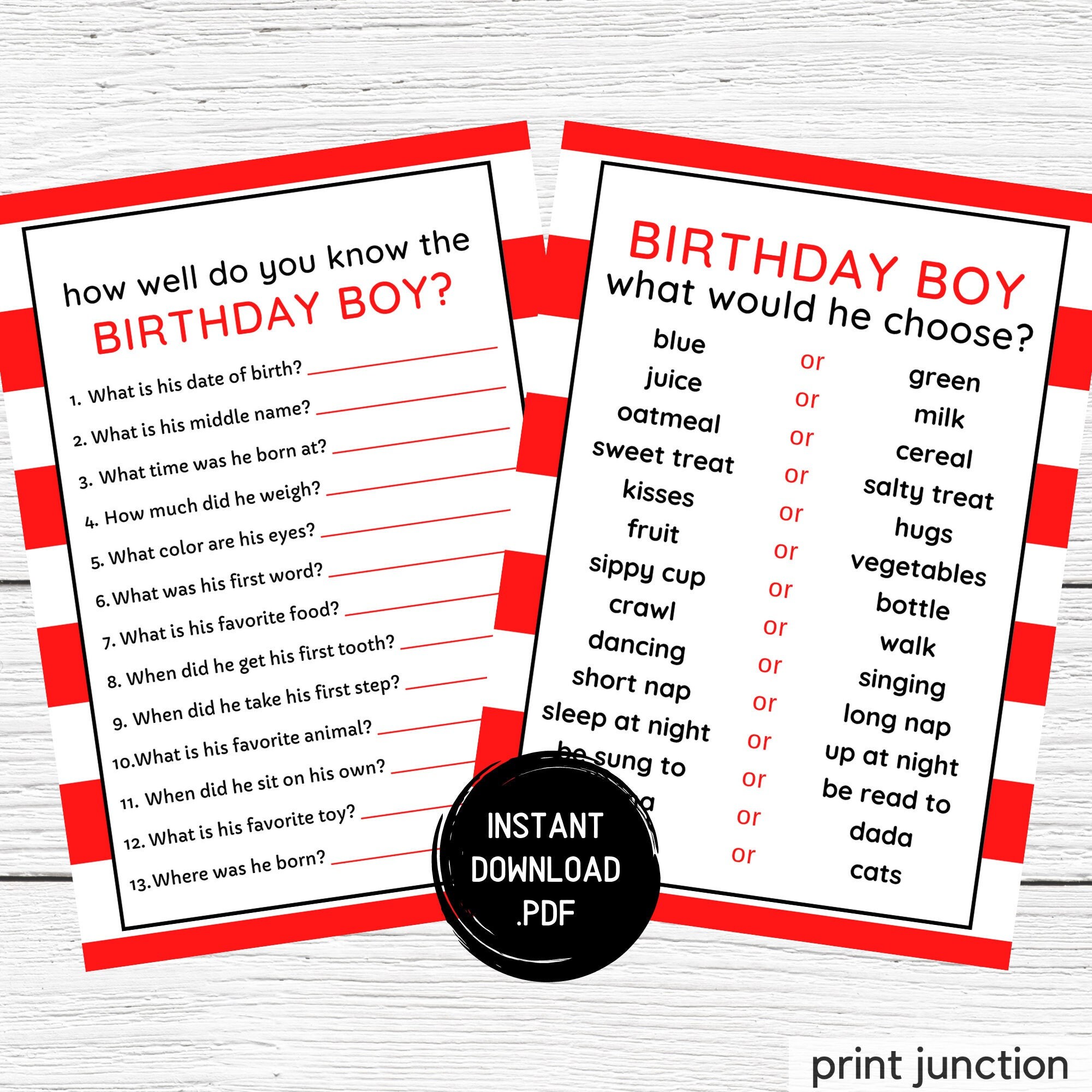 1st Birthday Games, Birthday Boy, Who Knows Baby Best, 1st Birthday ...