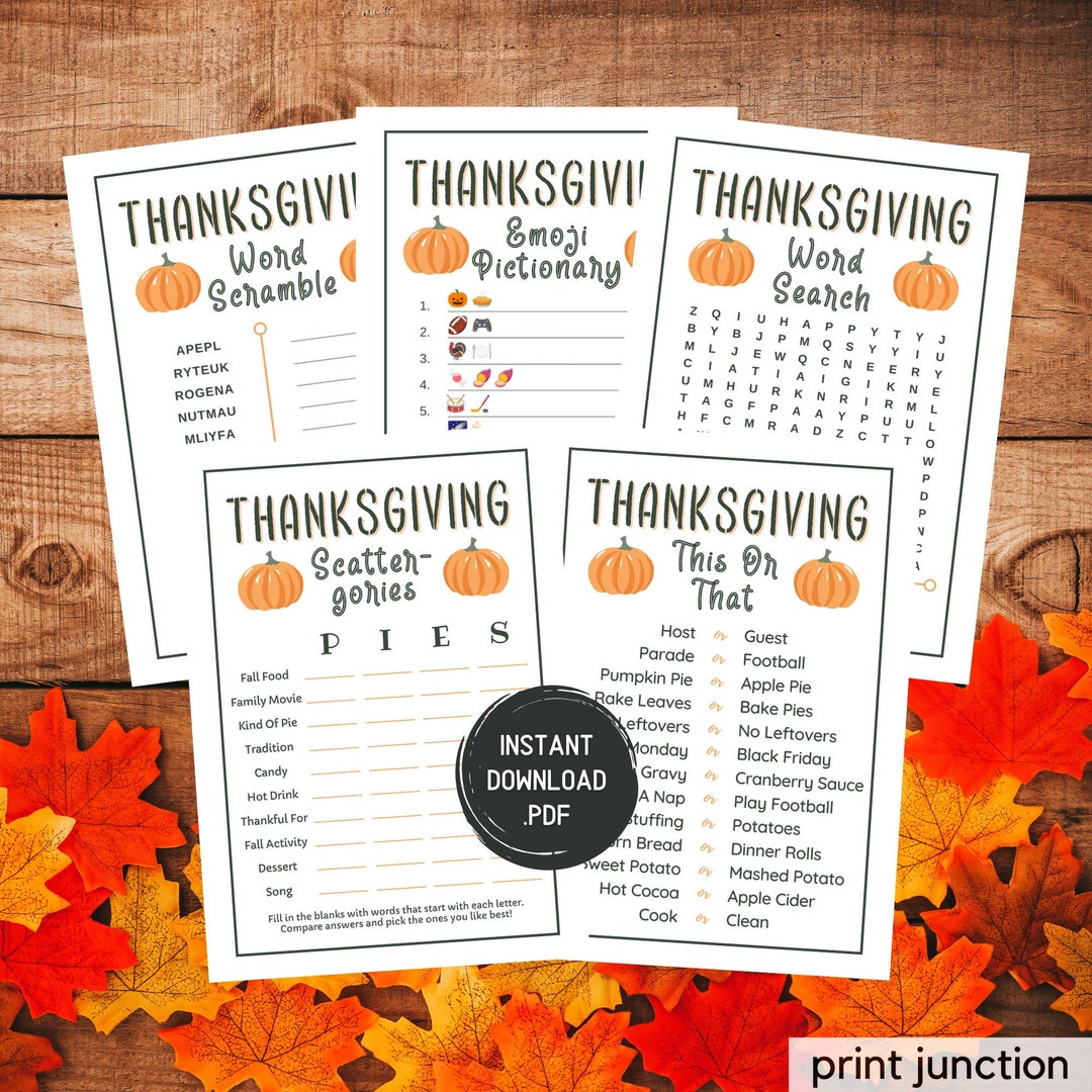 Thanksgiving Games, Fall Games, Autumn Games, Fall Activities, Fall Fun ...
