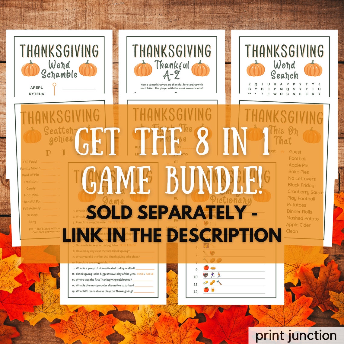 Thanksgiving Word Search Thanksgiving Games Thanksgiving - Etsy