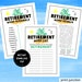 Retirement Games, Retirement Party Games, Virtual Retirement, Games for ...