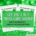 St Patricks Day Green Trivia Game, St Pattys Day Trivia, St Patrick's ...