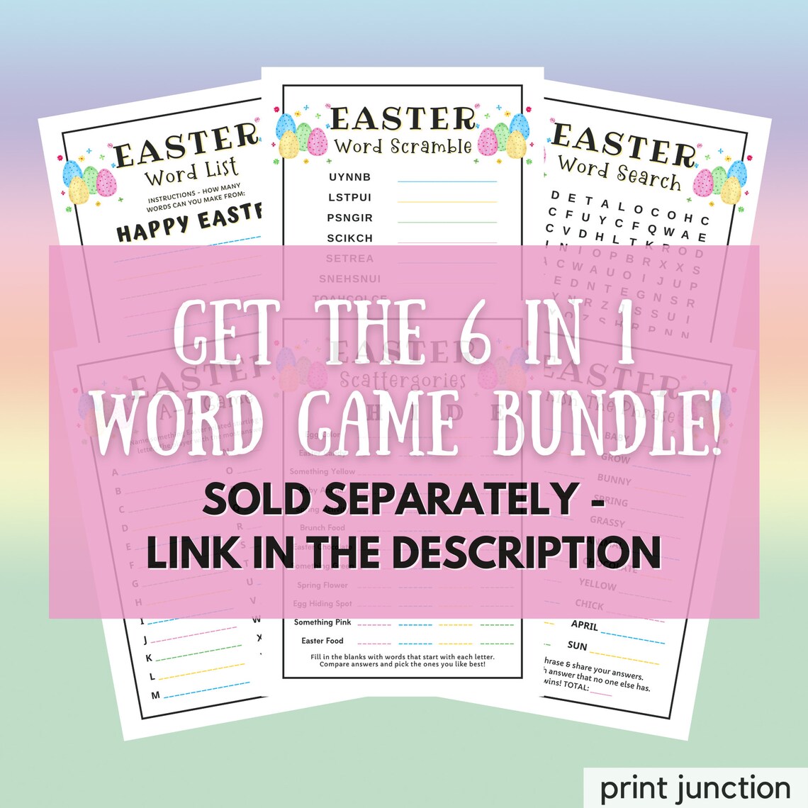 Easter A-Z Game: Printable Spring Family Fun (instant Download) - Etsy