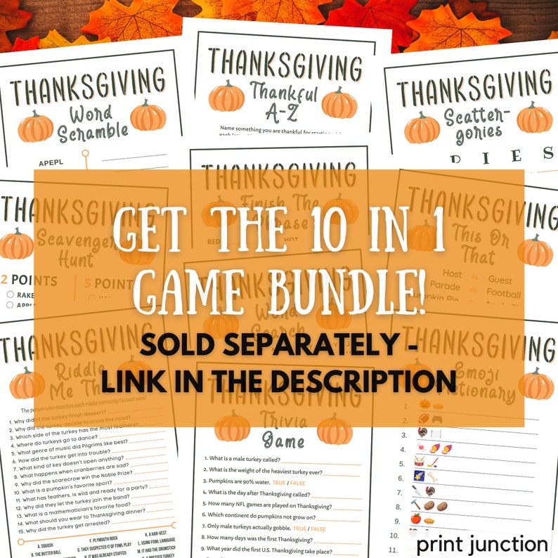 Thanksgiving Riddle Me This Game, Autumn Riddles Game, Trivia Game ...