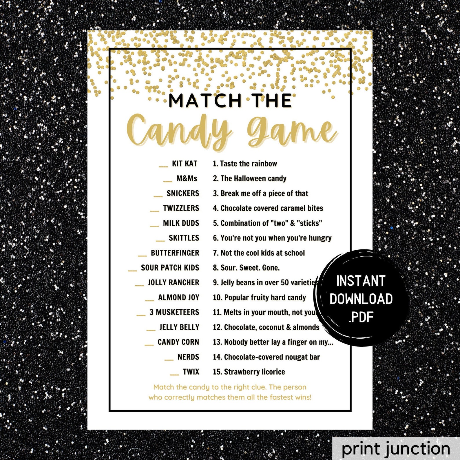 Teen Slumber Party Games, Candy Match Game, Match the Candy Game ...