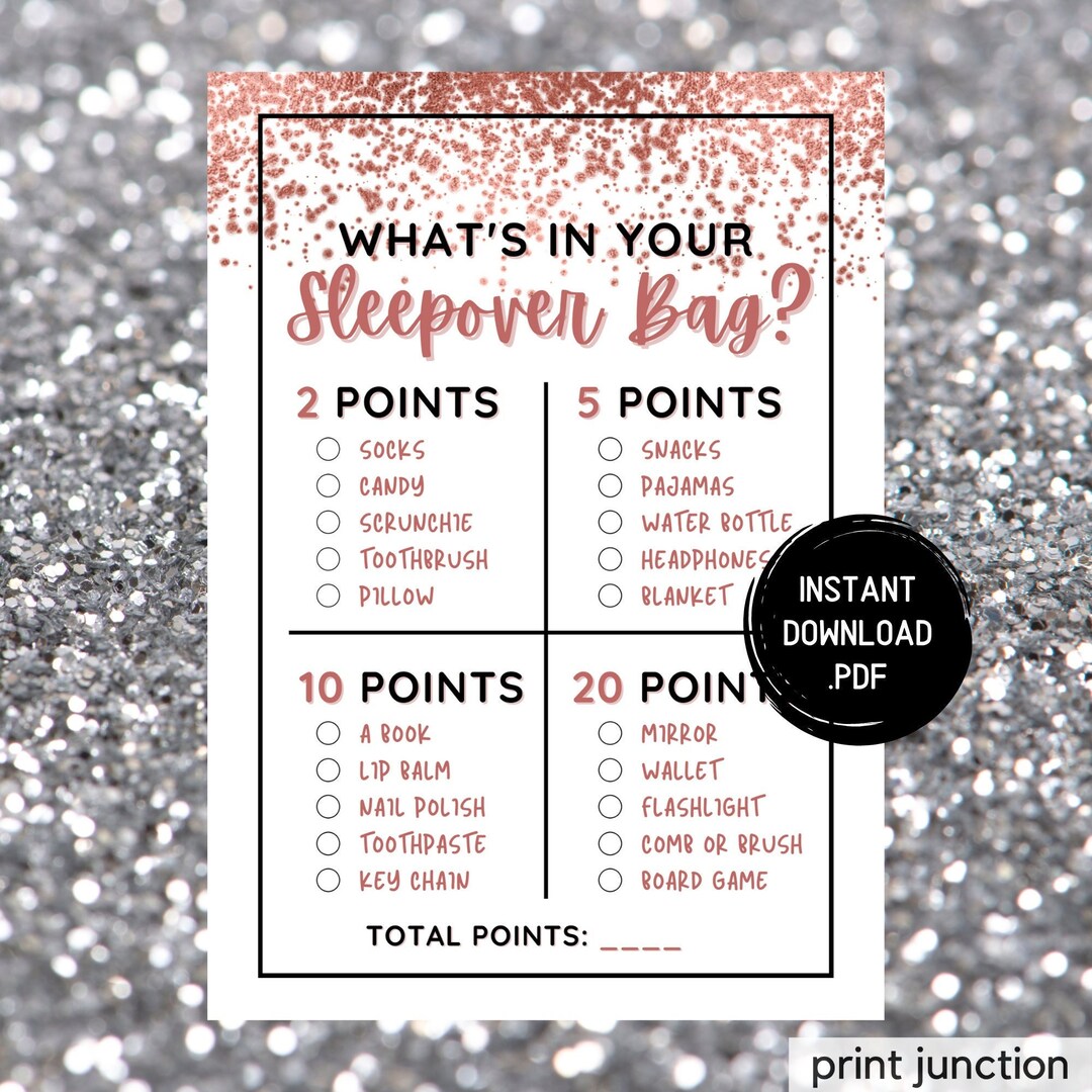 Fun Teen Slumber Party Games, Whats in Your Sleepover Bag, Girls ...