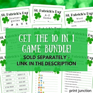 St Patricks Day Word Scramble, St Patricks Day Game, St Patricks Party ...