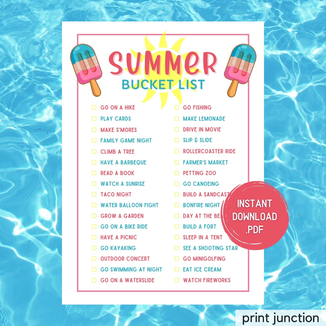 Summer Party Games, Bucket List Game, Summer Games, Summer Fun Games ...