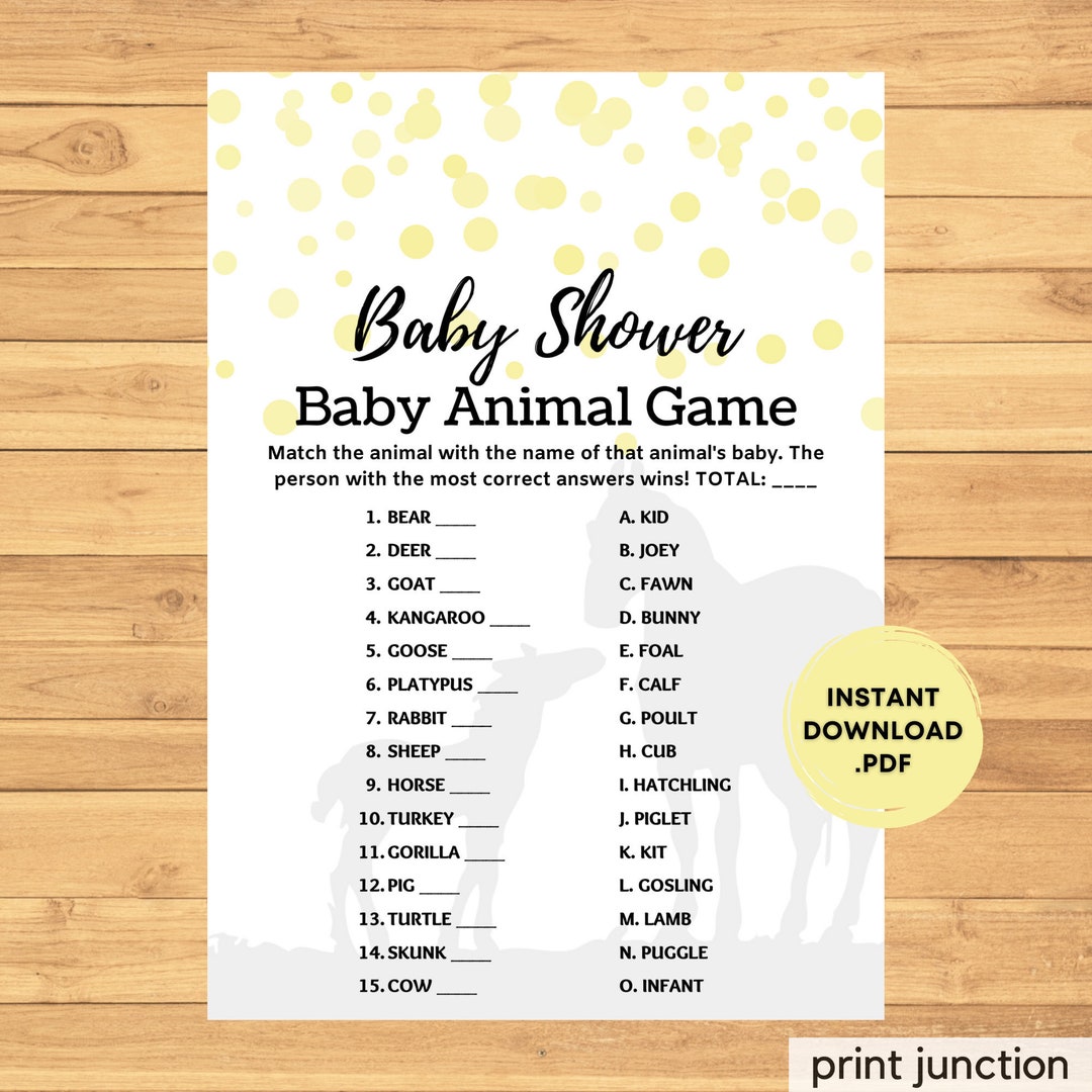 Name the Baby Animal Game - Who is My Mama Game - Baby Animal Game ...