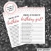 Know the Birthday Girl - Printable Birthday Games - Do You Know ...