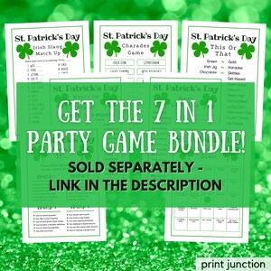 St Patricks Day Most Likely to Game: Adult Drinking Party (instant ...