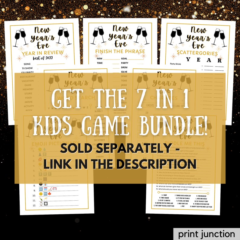 New Years Games Finish the Phrase New Years Eve Party - Etsy