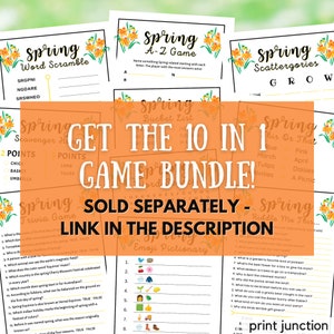 Spring Riddle Me This Trivia Game, Spring Trivia Game, Spring Printable ...