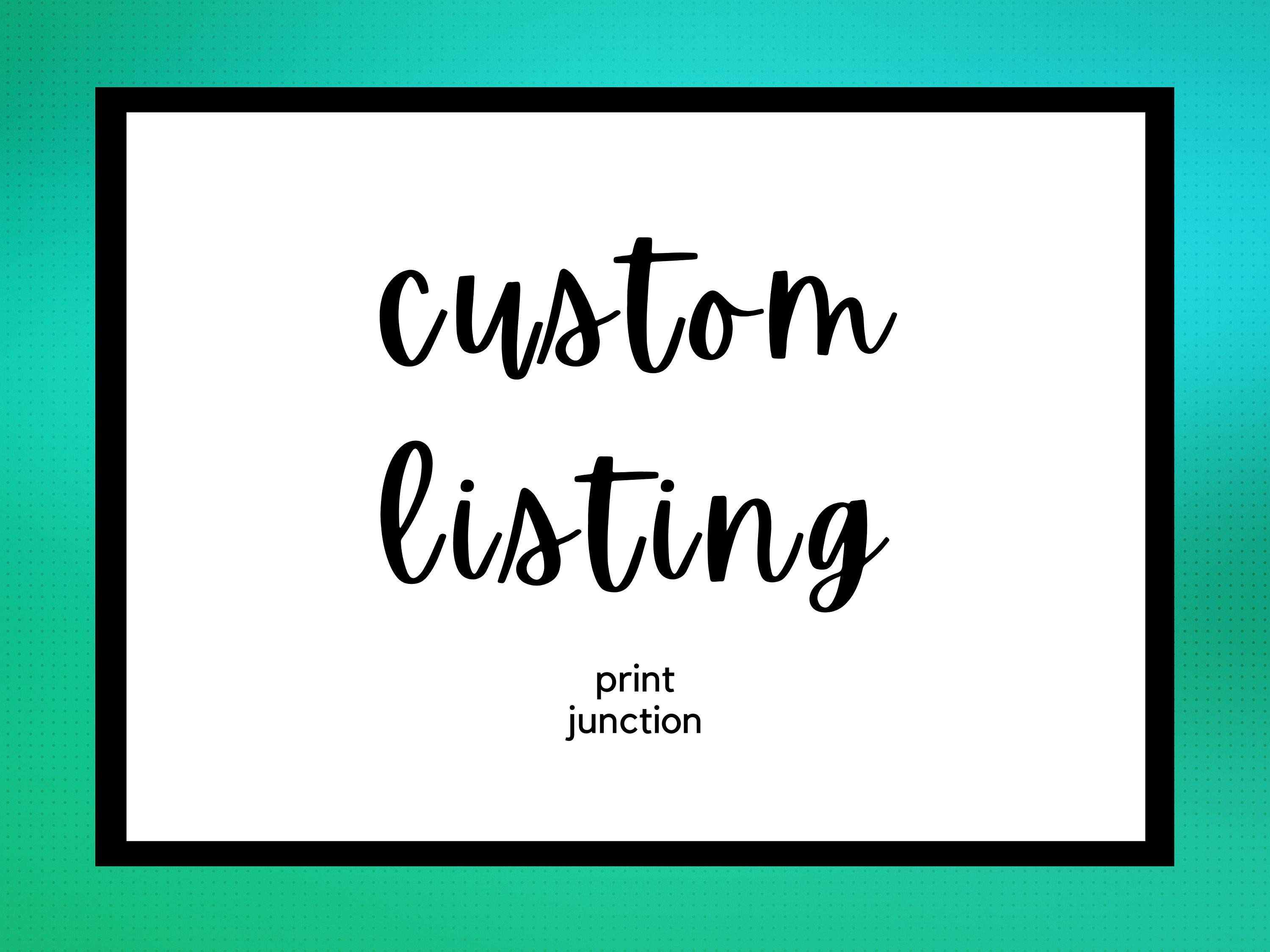 Custom Listing Digital Download | Etsy