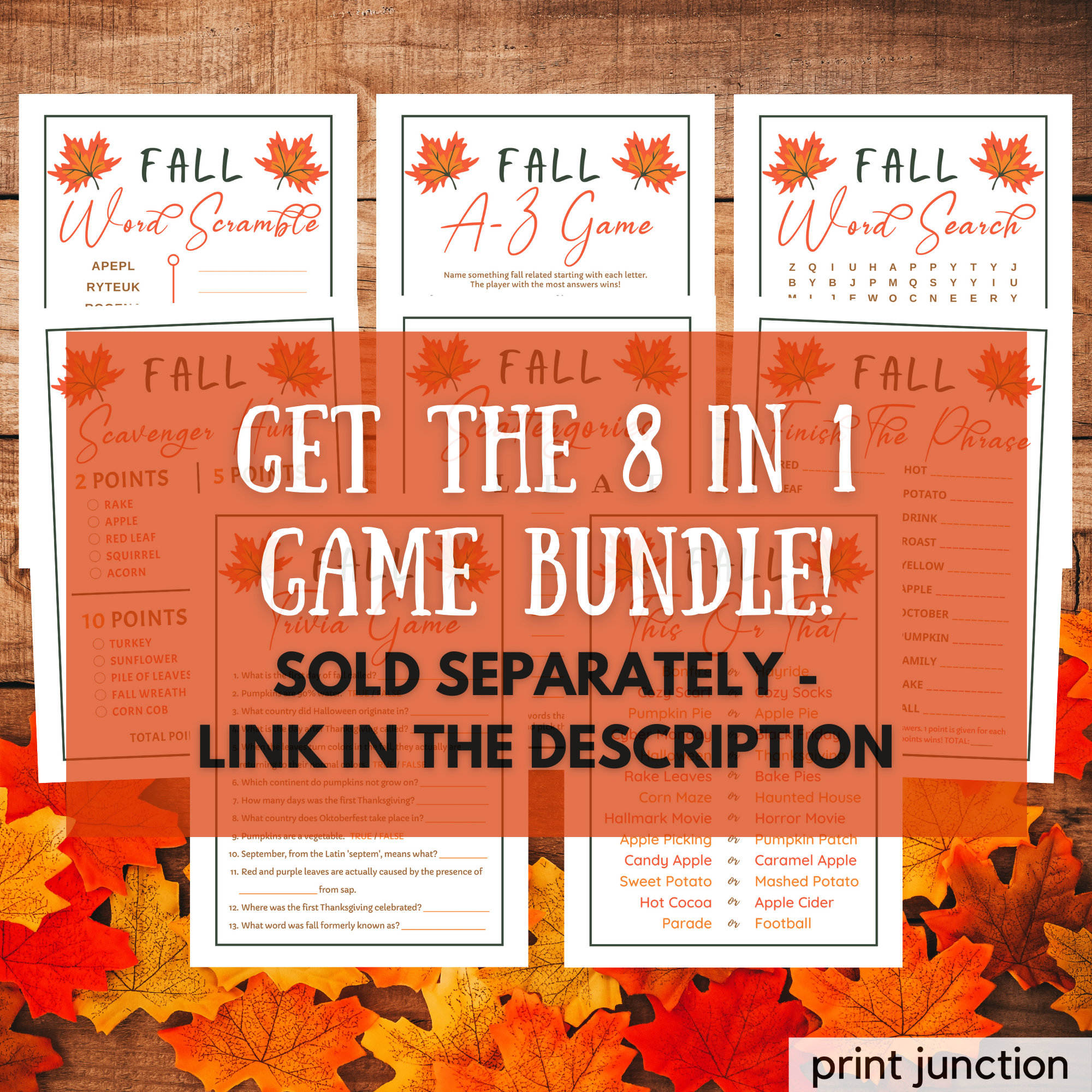 Fall Finish the Phrase, Fall Games, Autumn Games, Word Games, Fall ...