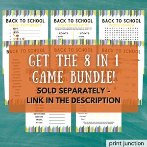 Back to School Game, Emoji Pictionary, First Day of School Activities ...