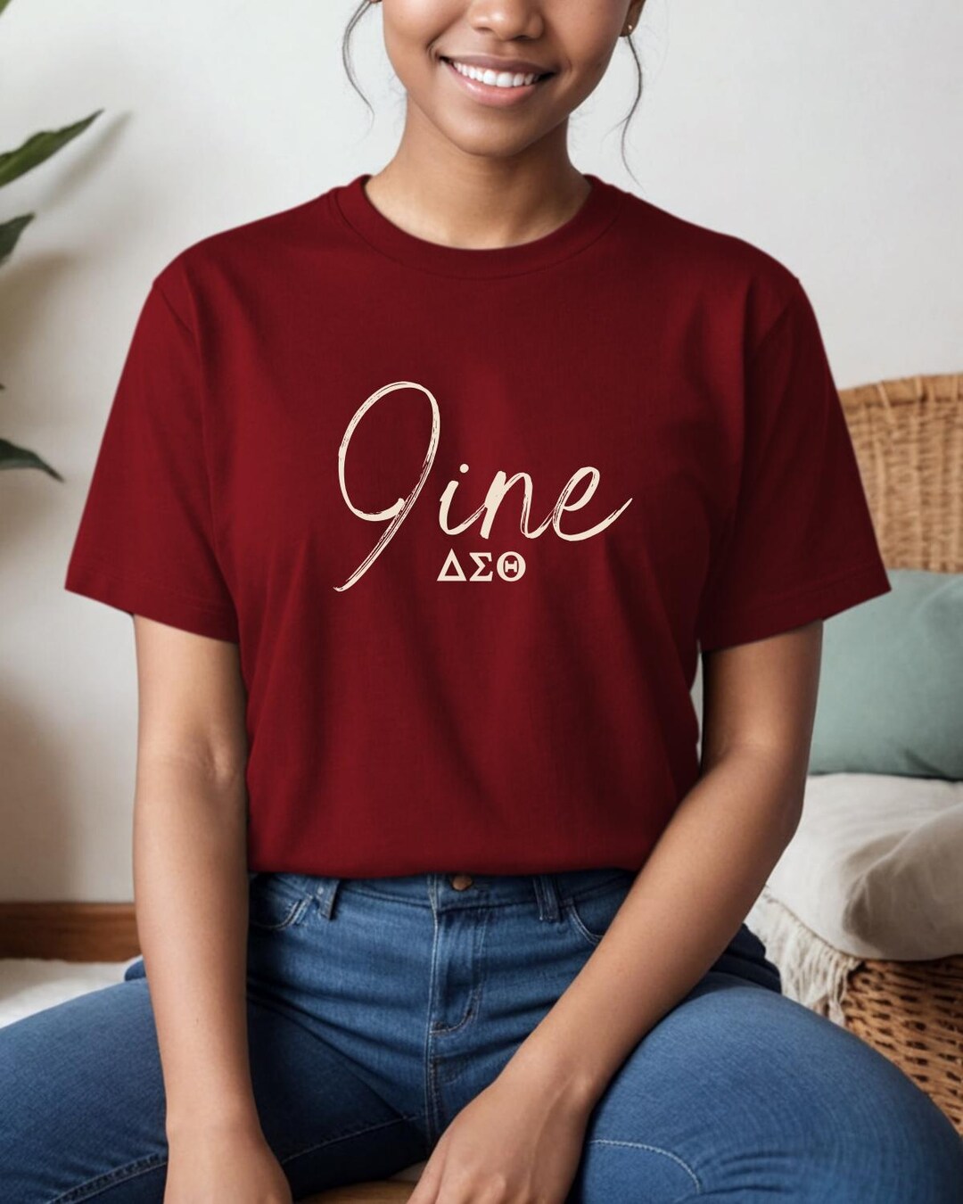Crimson Nine Club Tshirt Delta Sigma Theta Tshirt Crimson Club Delta ...