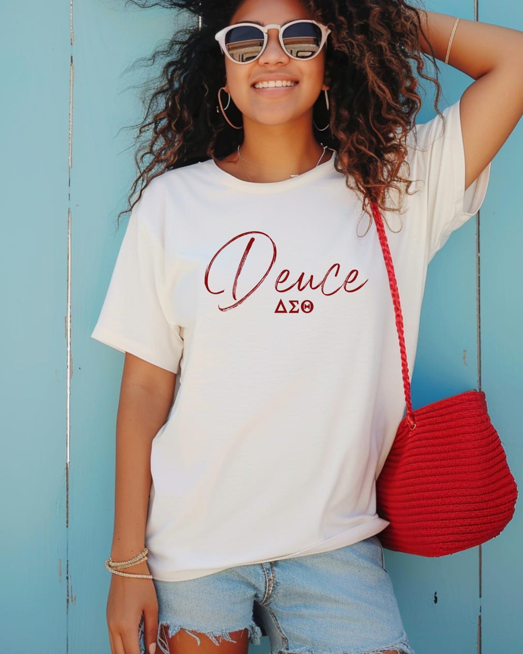 Cream Deuce Tshirt Delta Sigma Theta Tshirt Crimson Ace Club Delta ...