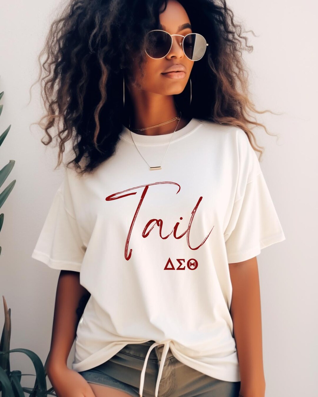 Cream Tail Club Delta Sigma Theta Tshirt Club Delta Nalia Delta Para ...