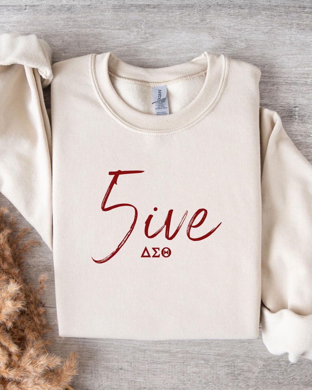 Cream Five Club Cream Delta Sigma Theta Sweatshirt Club Delta Nalia ...