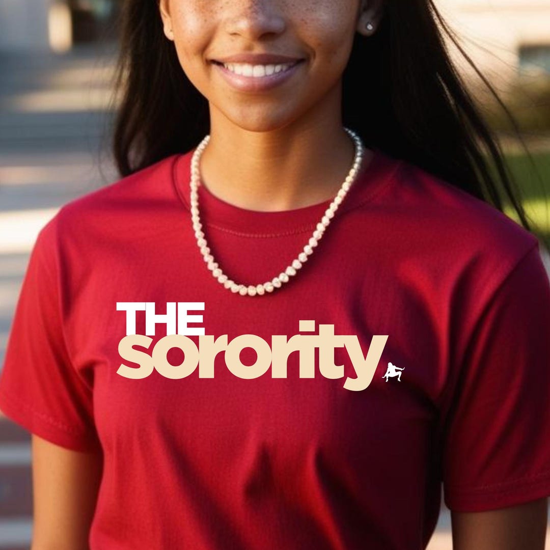 Crimson Duck Walk Delta Sigma Theta “THE Sorority” T-shirt | Women’s ...