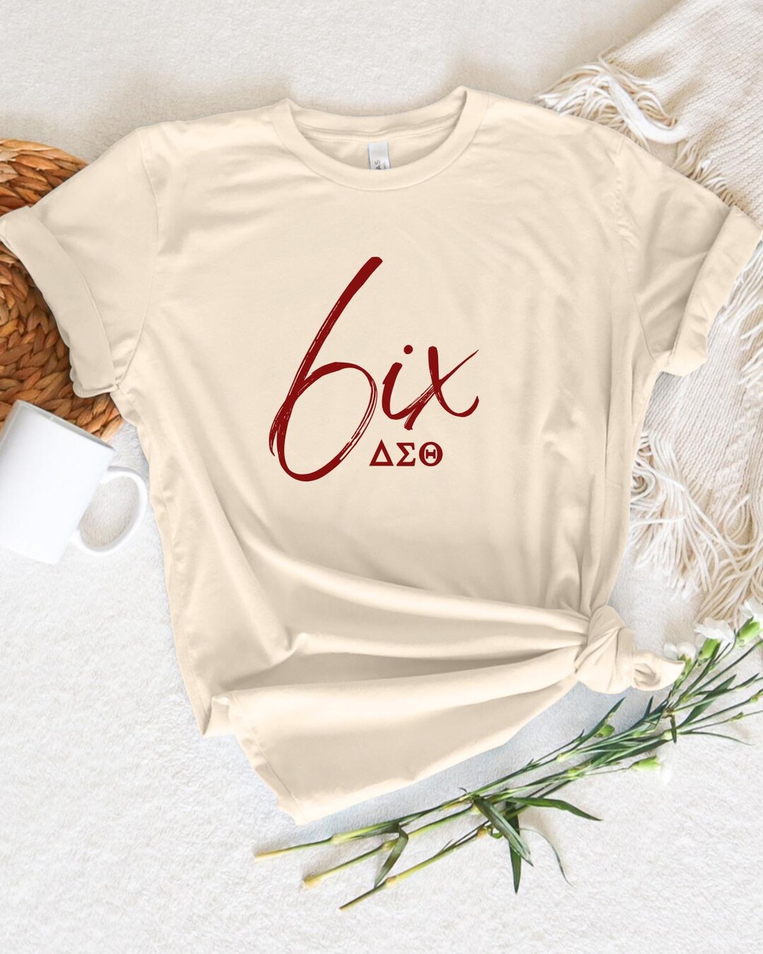 Cream Six Club Tshirt Delta Sigma Theta Tshirt Crimson Club Delta Nalia ...