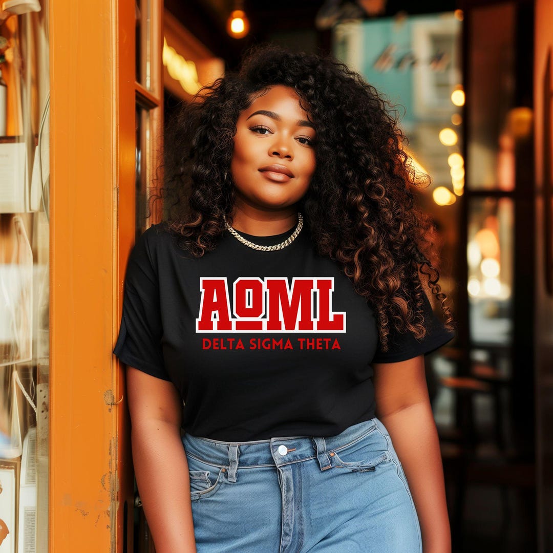 Delta Sigma Theta T-shirt: AOML Sorority Gift - Etsy