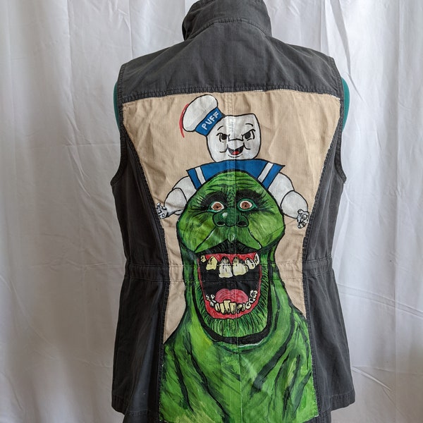 Hand Painted Vest - Etsy