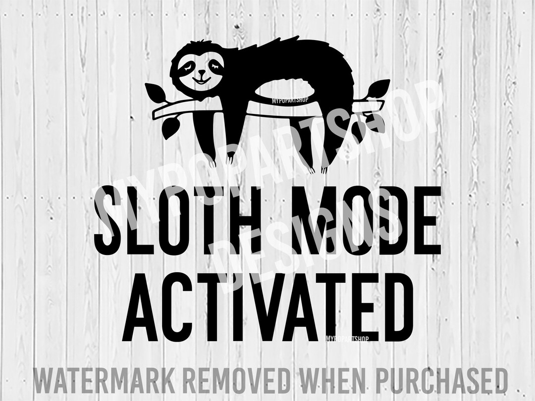 Sloth Svg Sloth Png Sloth Tumbler Png Cute Sloth Svg Sloth - Etsy