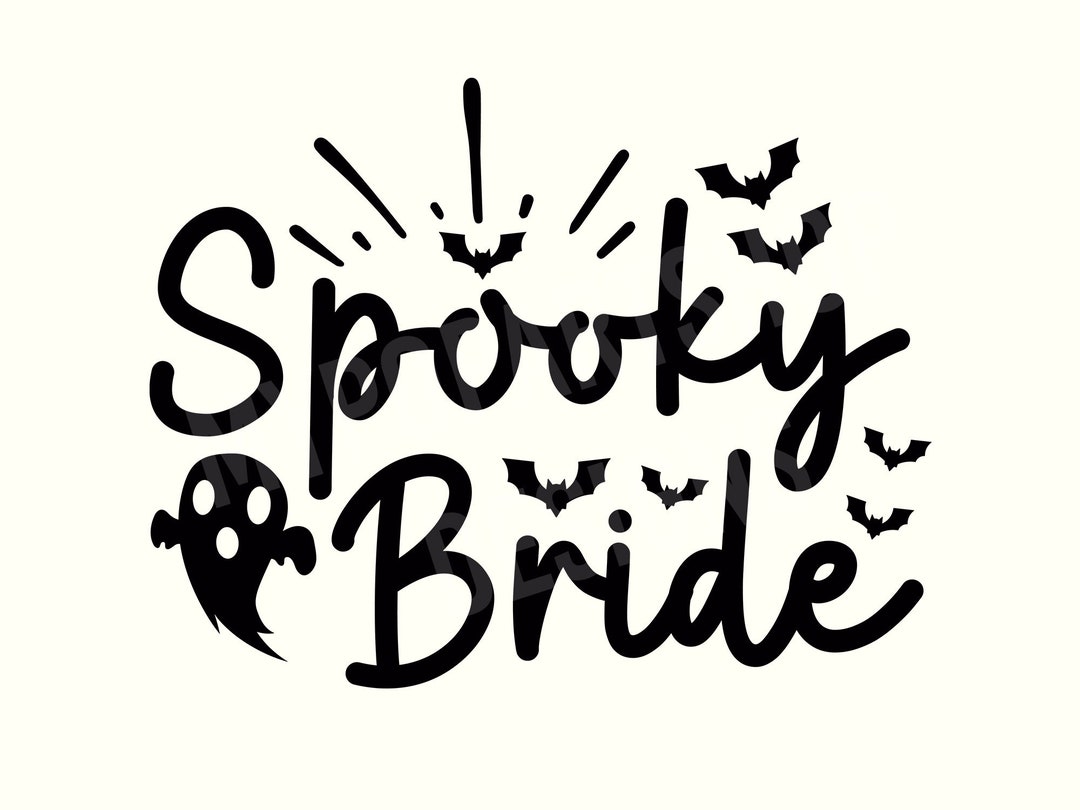 Spooky Bride Svg, Halloween Bride Svg, Halloween Bride Png, Witch Bride ...