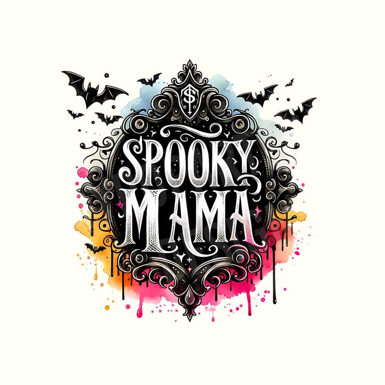 Spooky Mama Png, Goth, Gothic,mom Png,mama Png,mama Shirt,mom Shirt ...