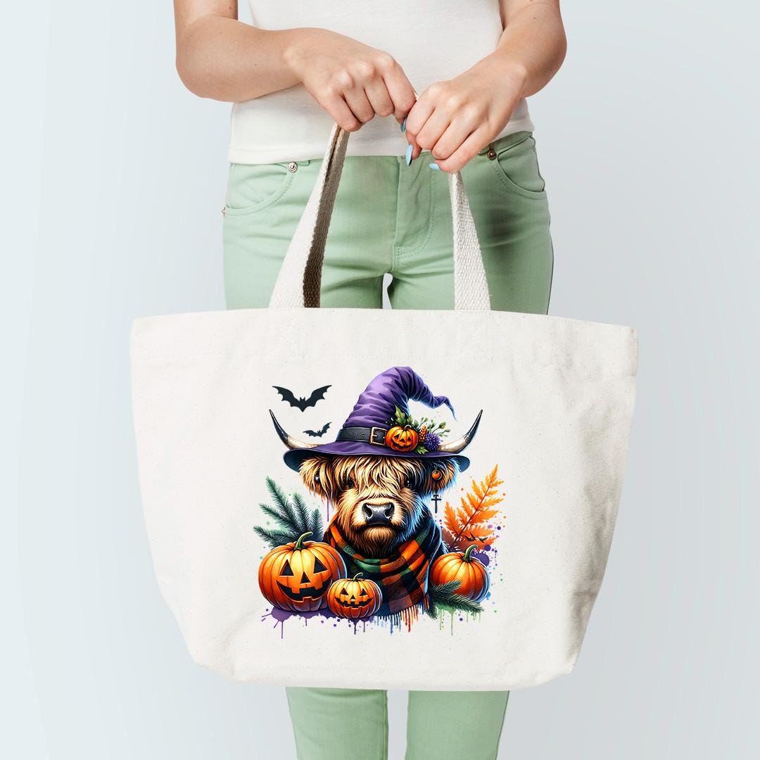 Highland Cow Png, Witch Png, Witches Png, Witch Shirt, Halloween Png ...