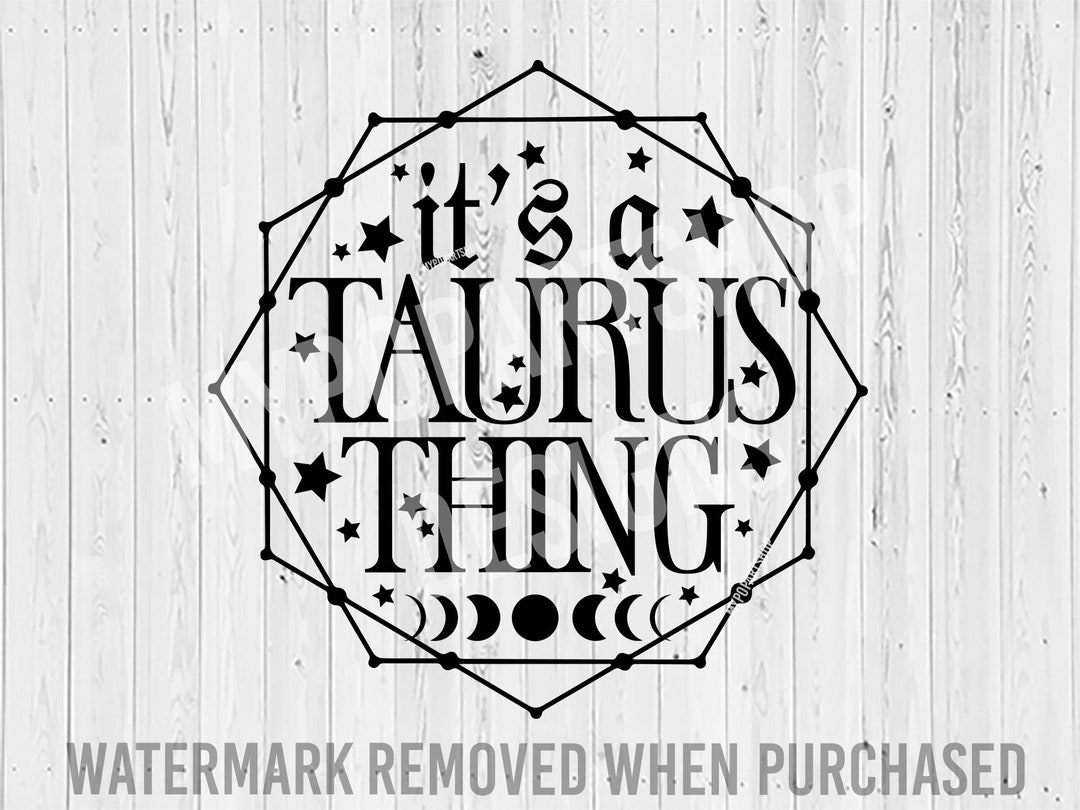 Taurus Svg Taurus Png Taurus Birthday Gift Horoscope Svg - Etsy