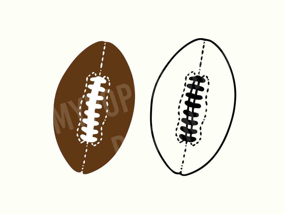 Football Svg, Football Png, Football Svg Files, Football Clipart ...