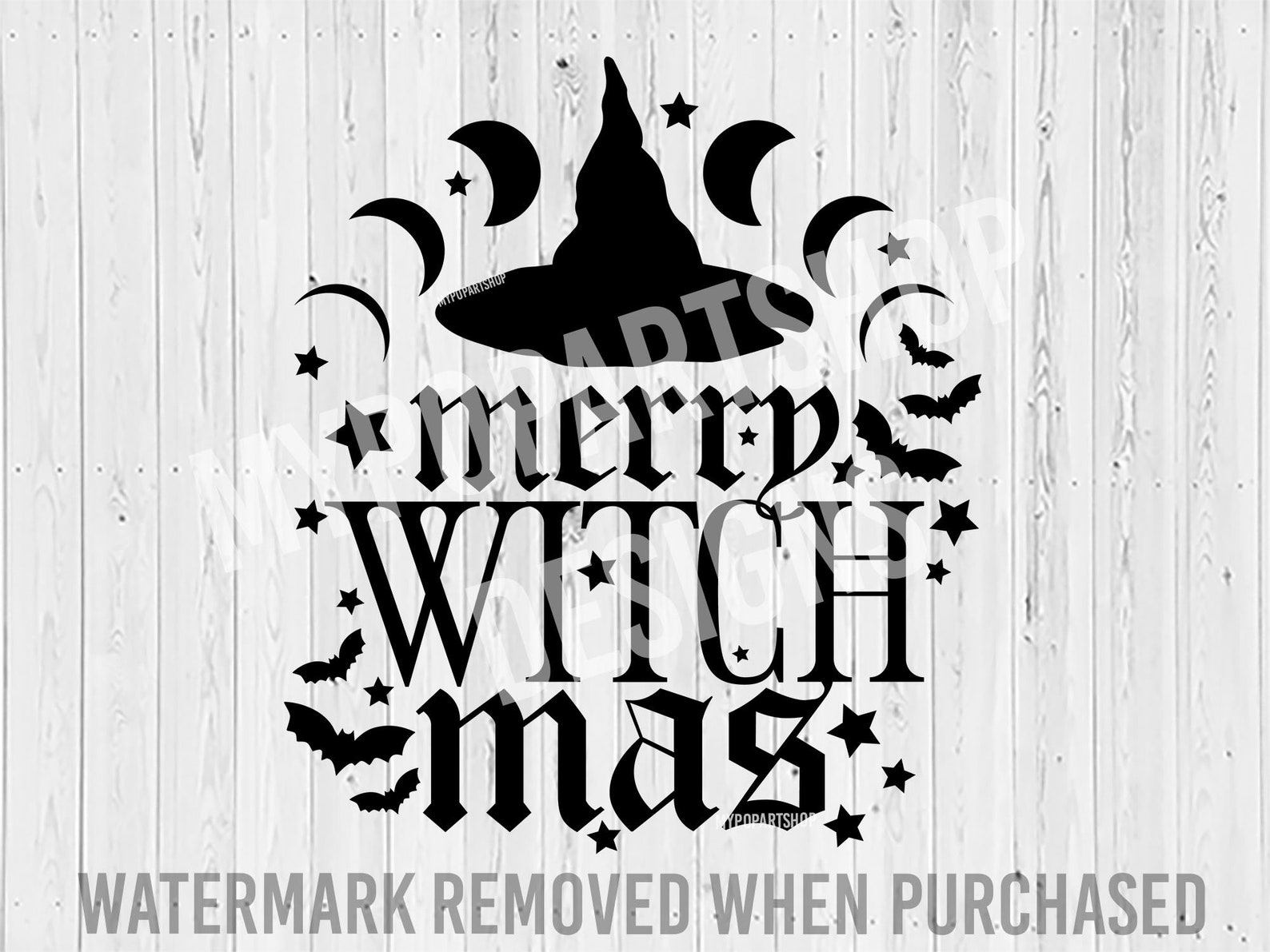 Merry Witchmas Svg Witch Christmas Svg Witchy Christmas Svg - Etsy