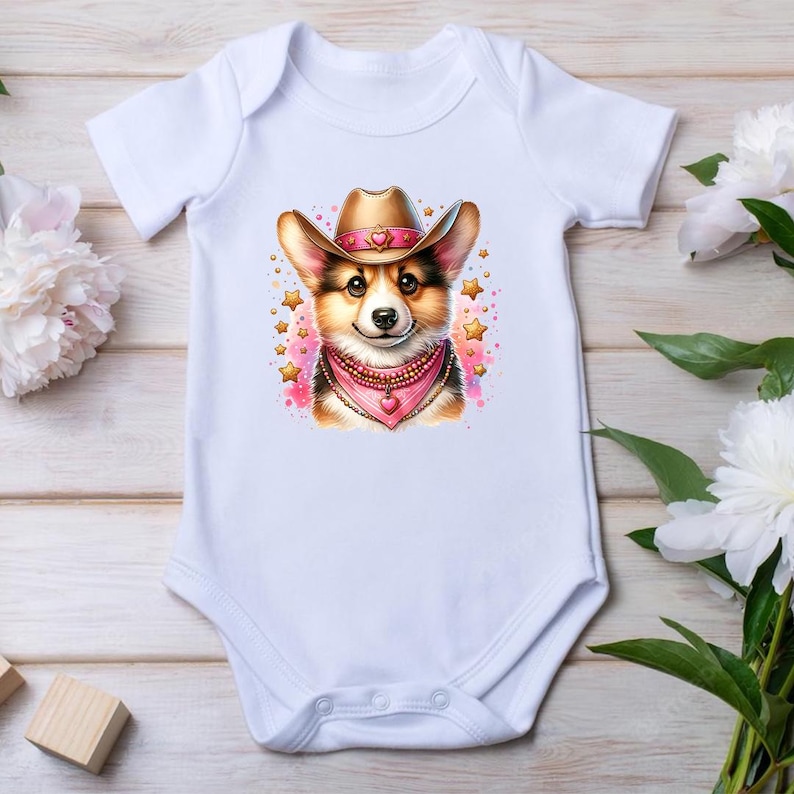 Corgi Cowboy Hat Png, Cute Western Dog Digital Design,funny Cowboy Dog ...