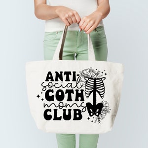 Anti Social Goth Mom, Goth Mom Svg, Anti Social Mom Svg, Spooky Mom Png ...