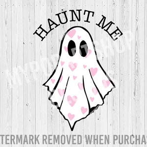 Valentines Ghost Svg, Ghost Valentine Svg, Valentines Day Ghost, Spooky ...