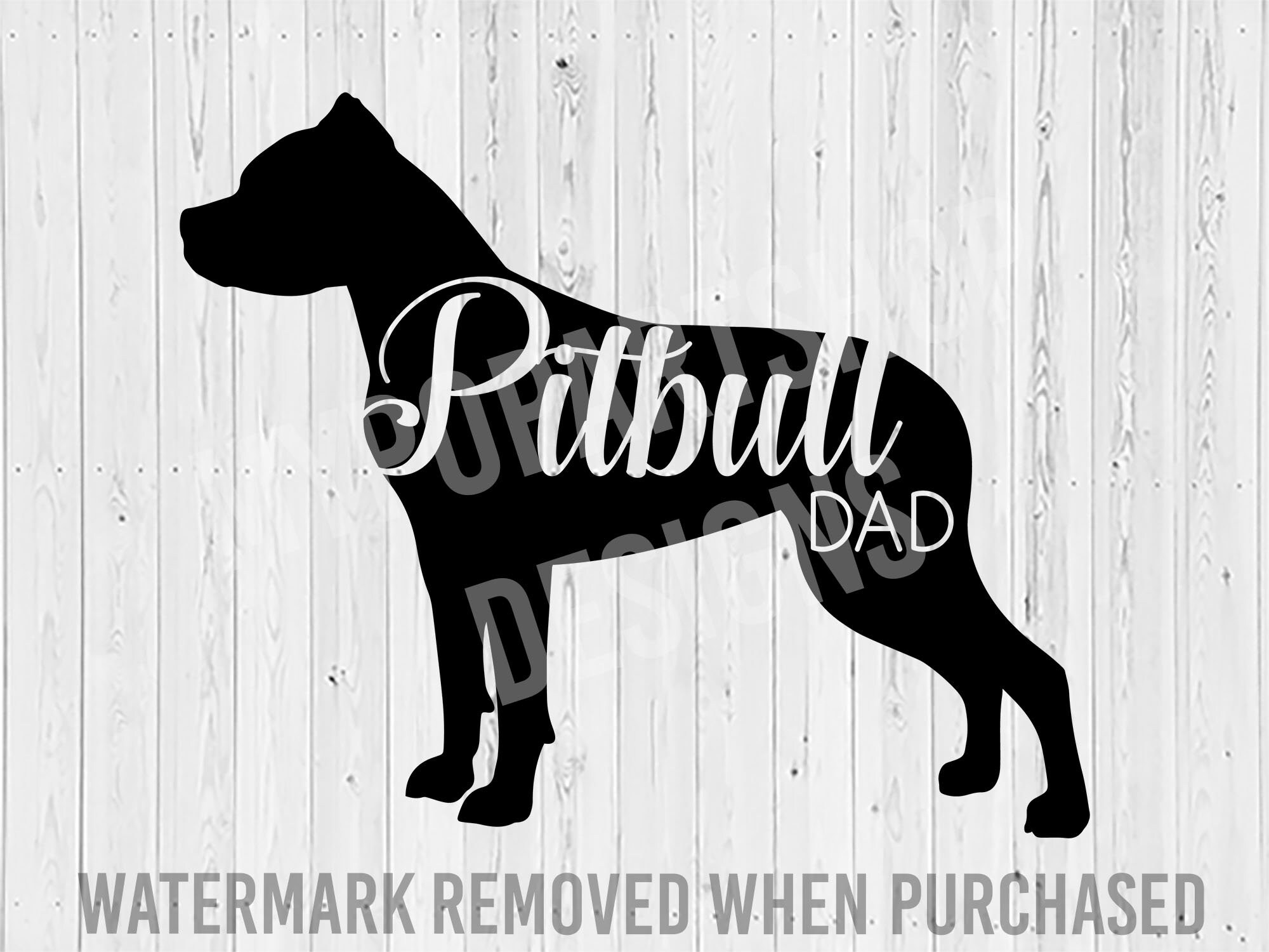 Pitbull SVG Cut File Pitbull Dad Svg Pitbull Dad PNG - Etsy